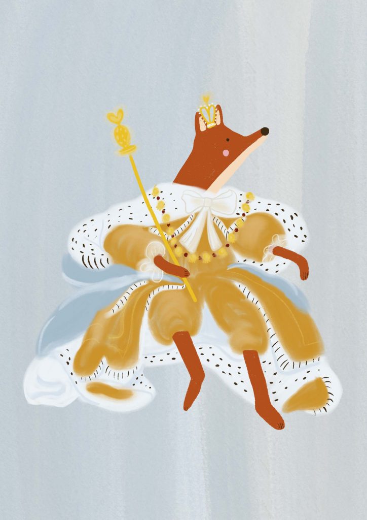 King Fox - Fina barnposters hos Posterkid.se
