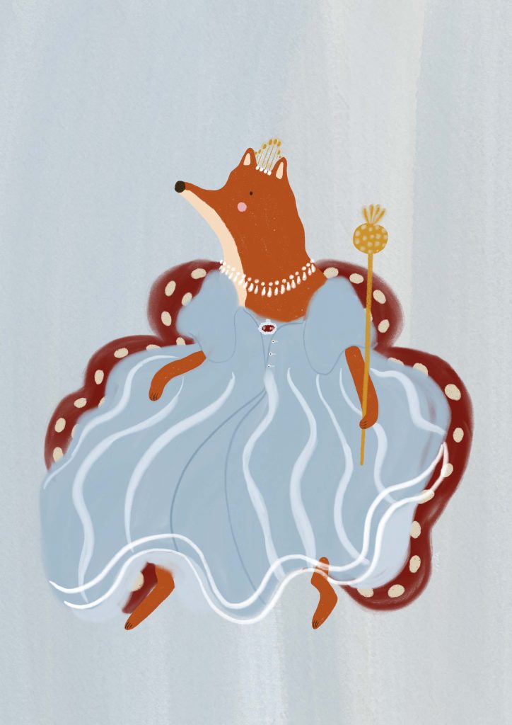 Fox Queen - Posterkid.se